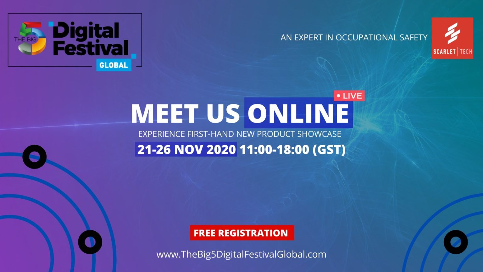 Meet Scarlet Tech at the Big 5 Virtual Exhibition this November 23-26 ...